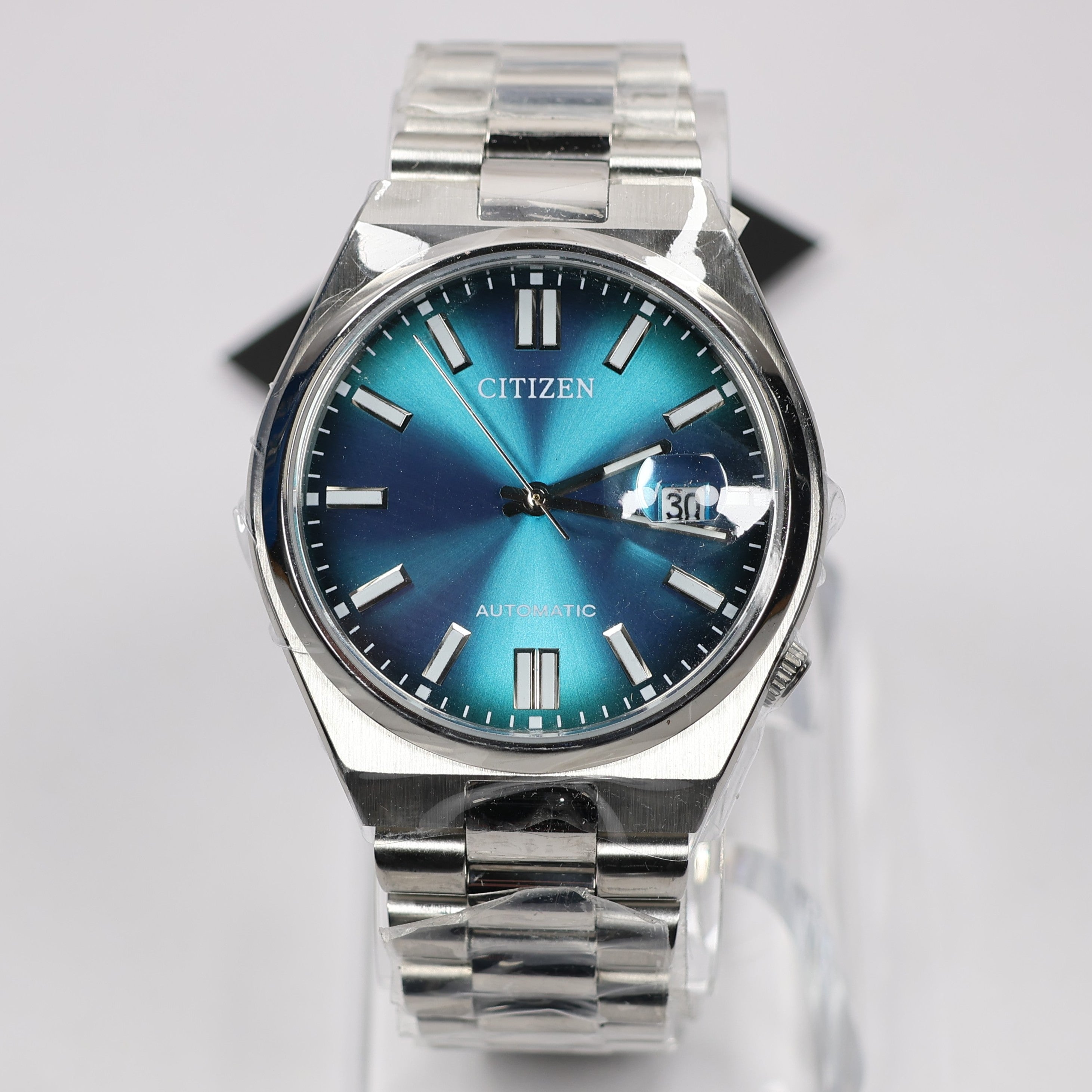Citizen Tsuyosa Men's Turquoise Dial Stainless Steel Watch NJ0151-88X ...